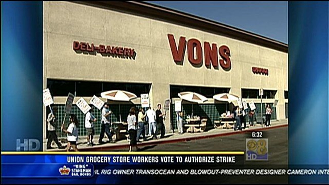 Albertson's, Ralphs, Vons unionized employees vote to authorize strike ...