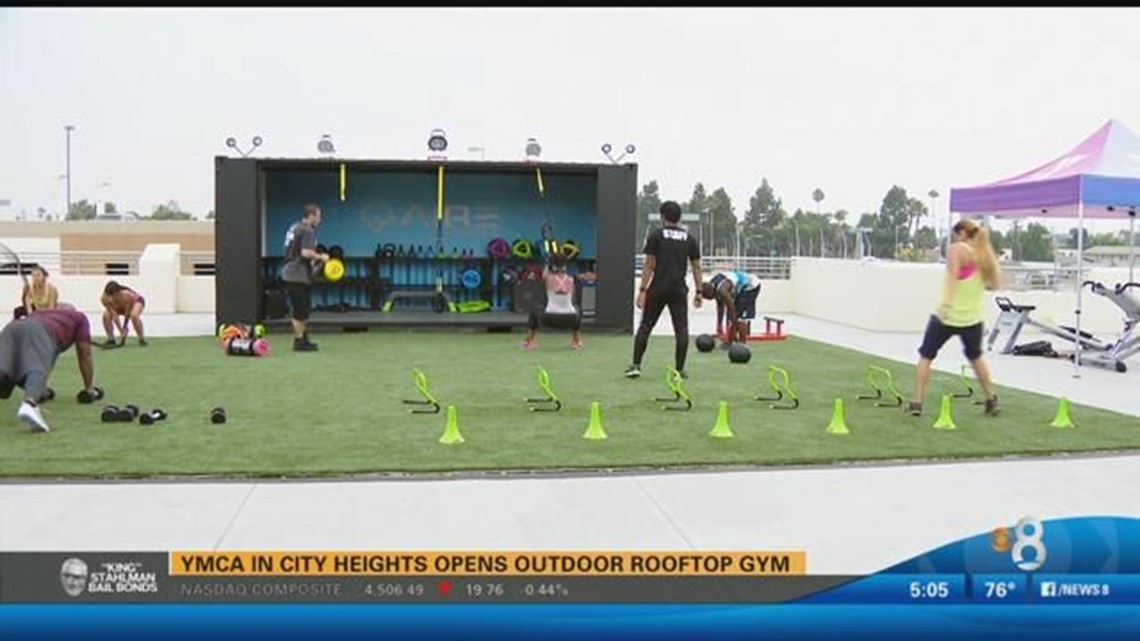 YMCA in City Heights opens outdoor rooftop gym | cbs8.com
