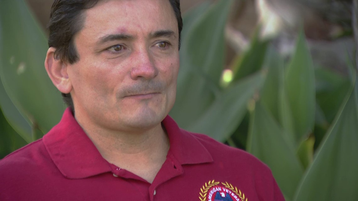 Tim Chamber is known as The Saluting Marine | cbs8.com