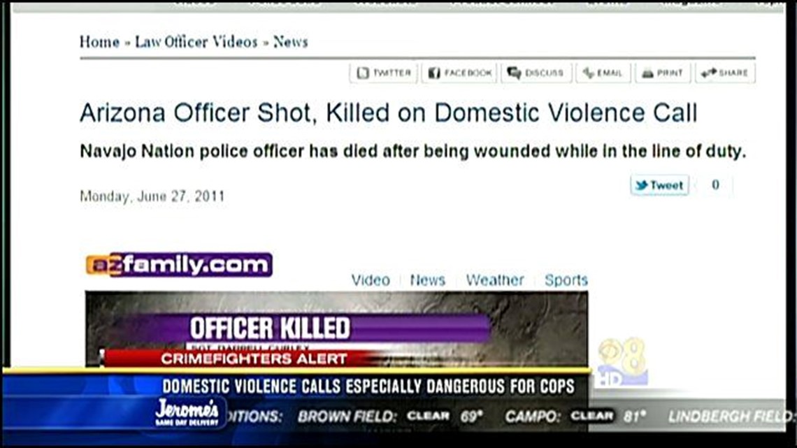 Domestic Violence Calls Especially Dangerous For Cops Cbs8