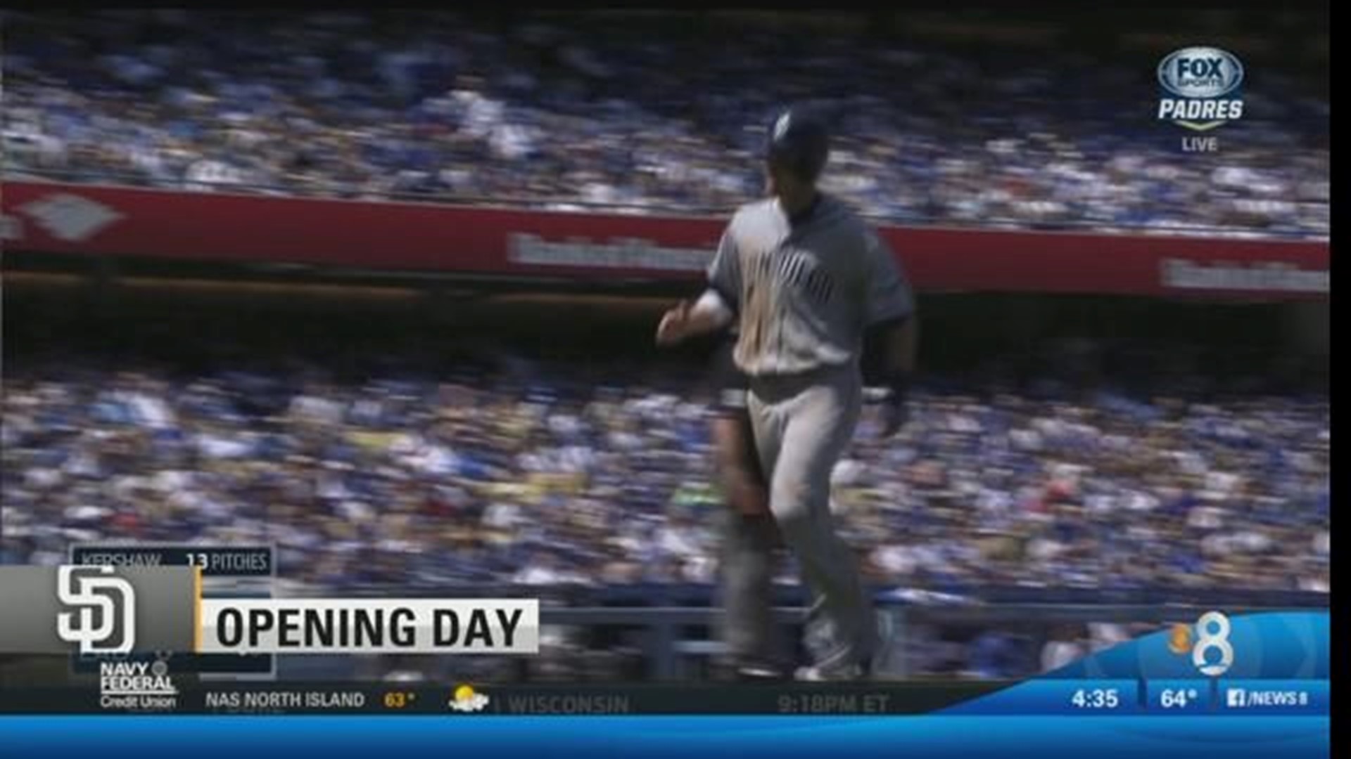 Rollins hits 3-run homer to power Dodgers over Padres 6-3 | cbs8.com
