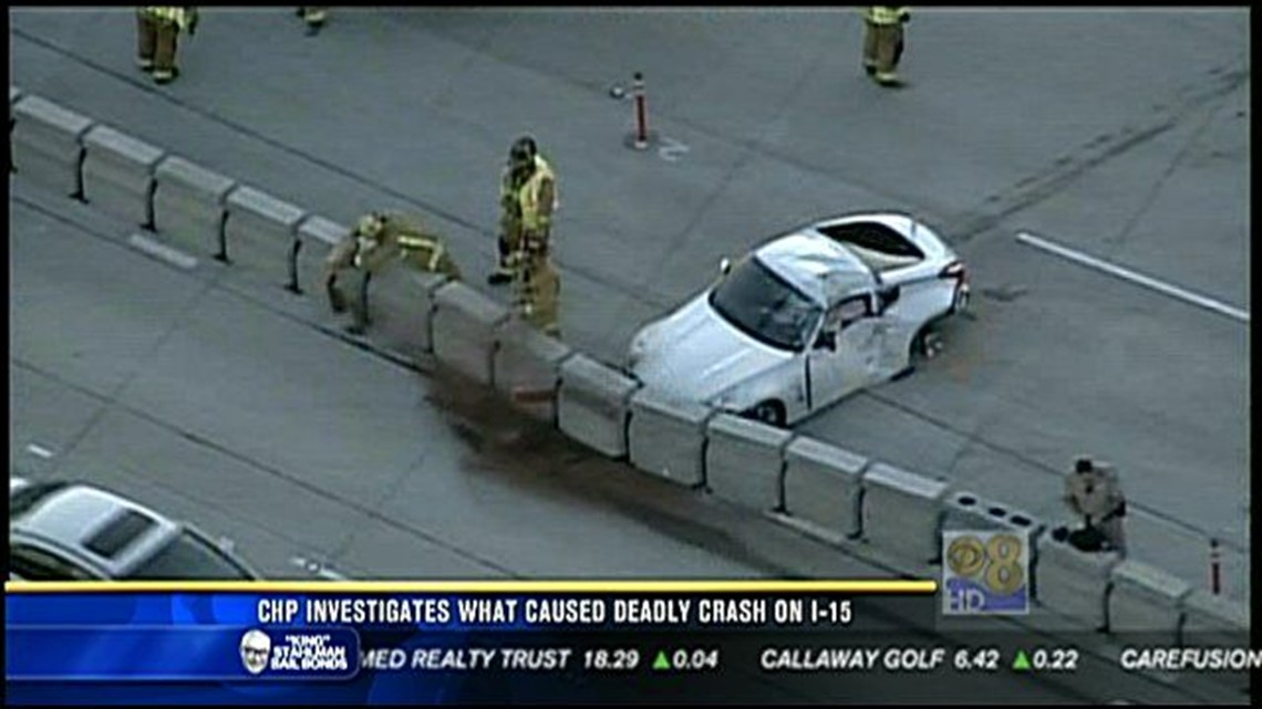 CHP investigates what caused deadly crash on I-15 | cbs8.com