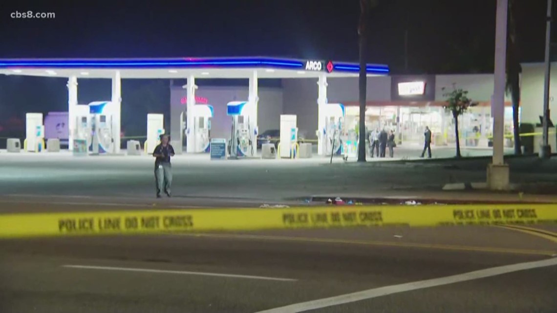 Man stabbed to death outside Carlsbad gas station | cbs8.com