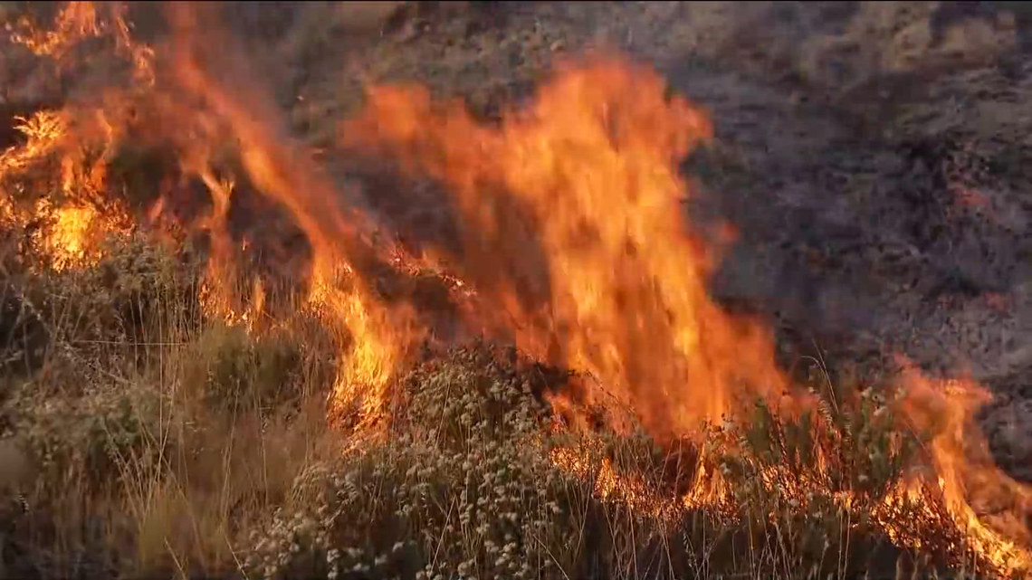 More than a dozen small fires break out in North County | cbs8.com