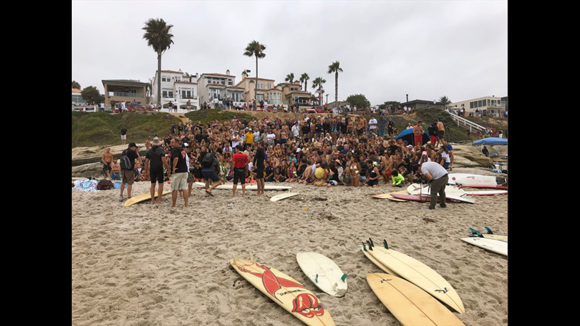 Hundreds gather to remember local surfer who died in car accident ...