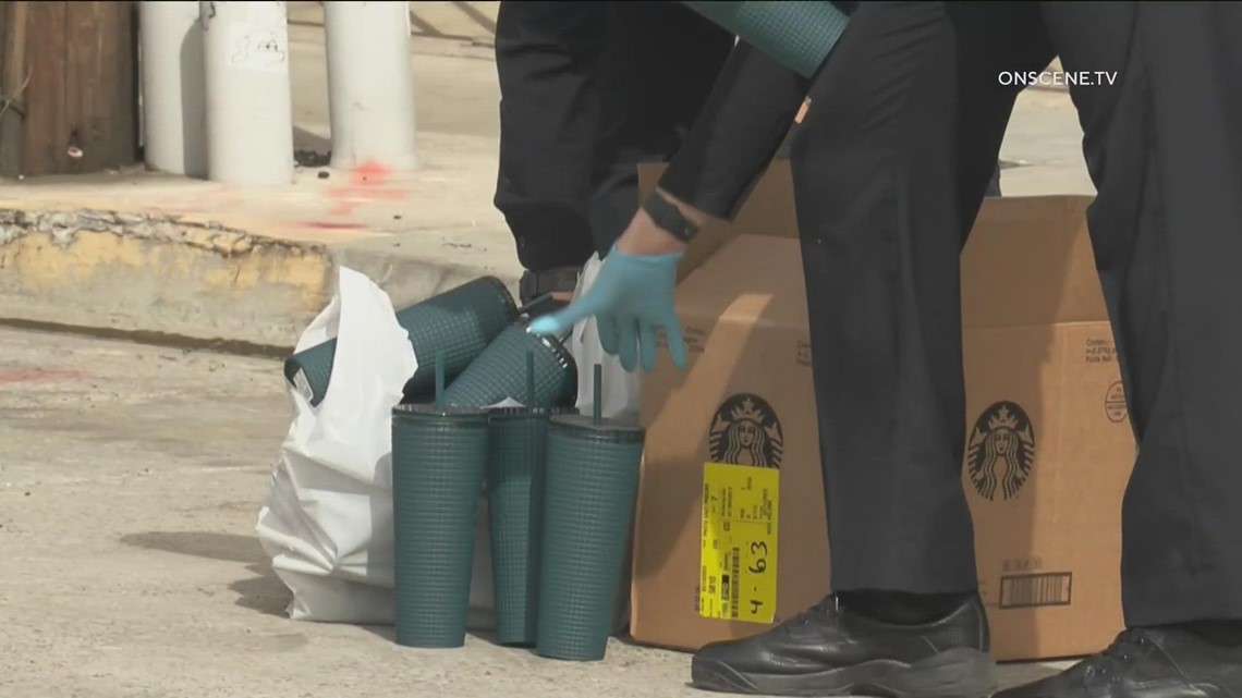 Thieves snatch Starbucks tumblers from Target; leads San Diego police ...