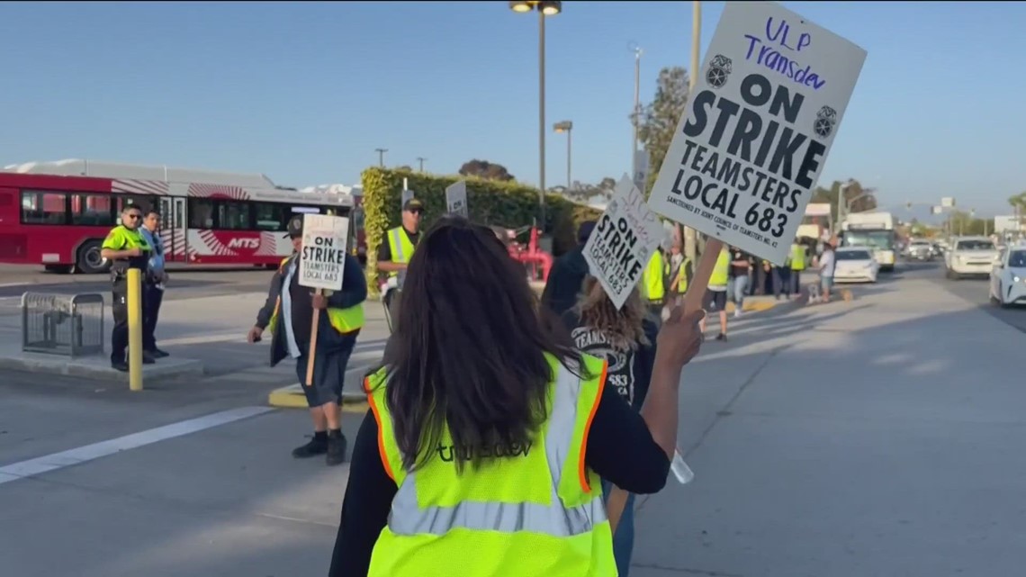 MTS Board to hold special meeting on the South Bay driver strike | cbs8.com