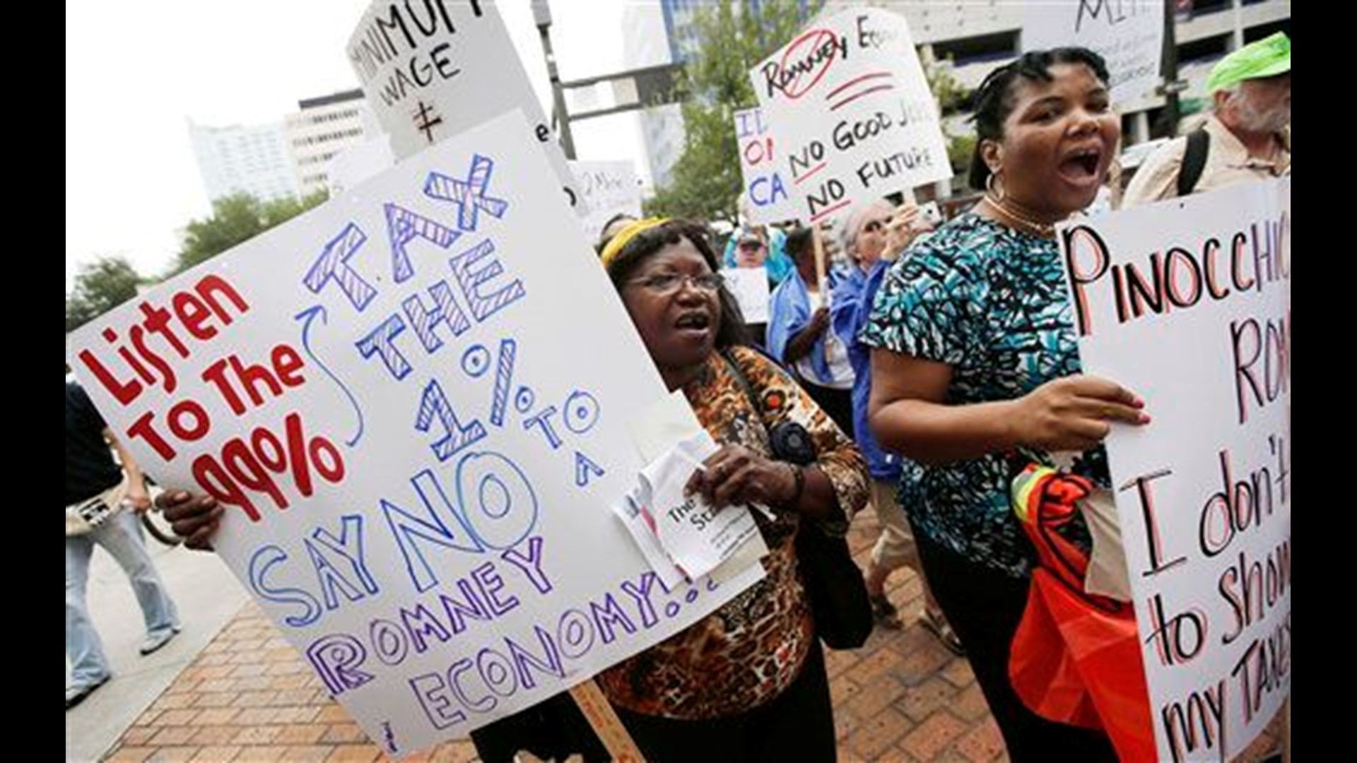 GOP convention protesters: storms won't stop them | cbs8.com