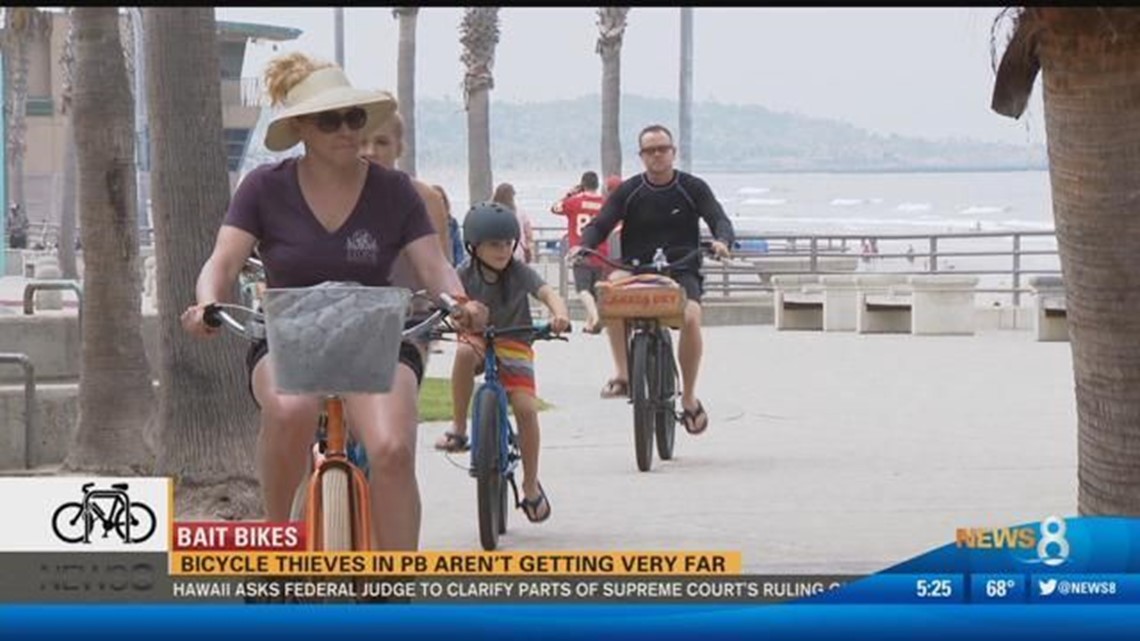 Bicycle thieves in PB aren't getting very far thanks to bait bike ...