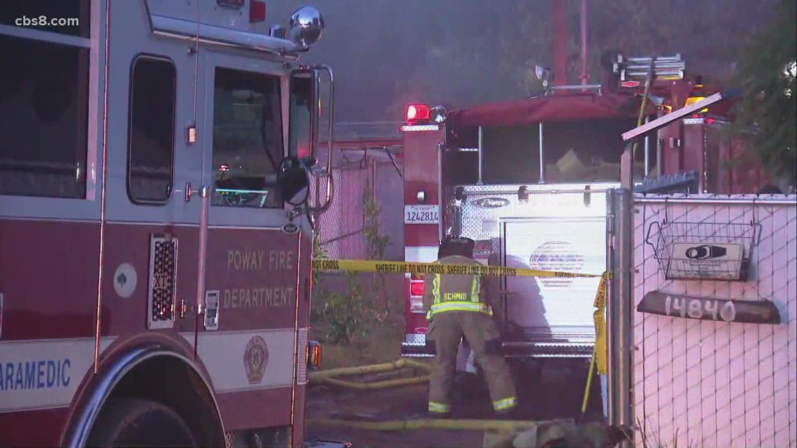1 person found dead in house fire in Poway | cbs8.com