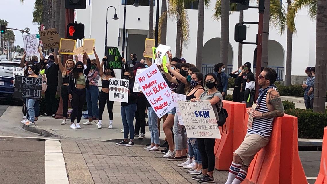 Oceanside protest - June 4, 2020 | cbs8.com