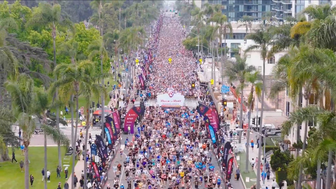 Over 30,000 runners take over San Diego for 28th annual Rock ‘n’ Roll ...