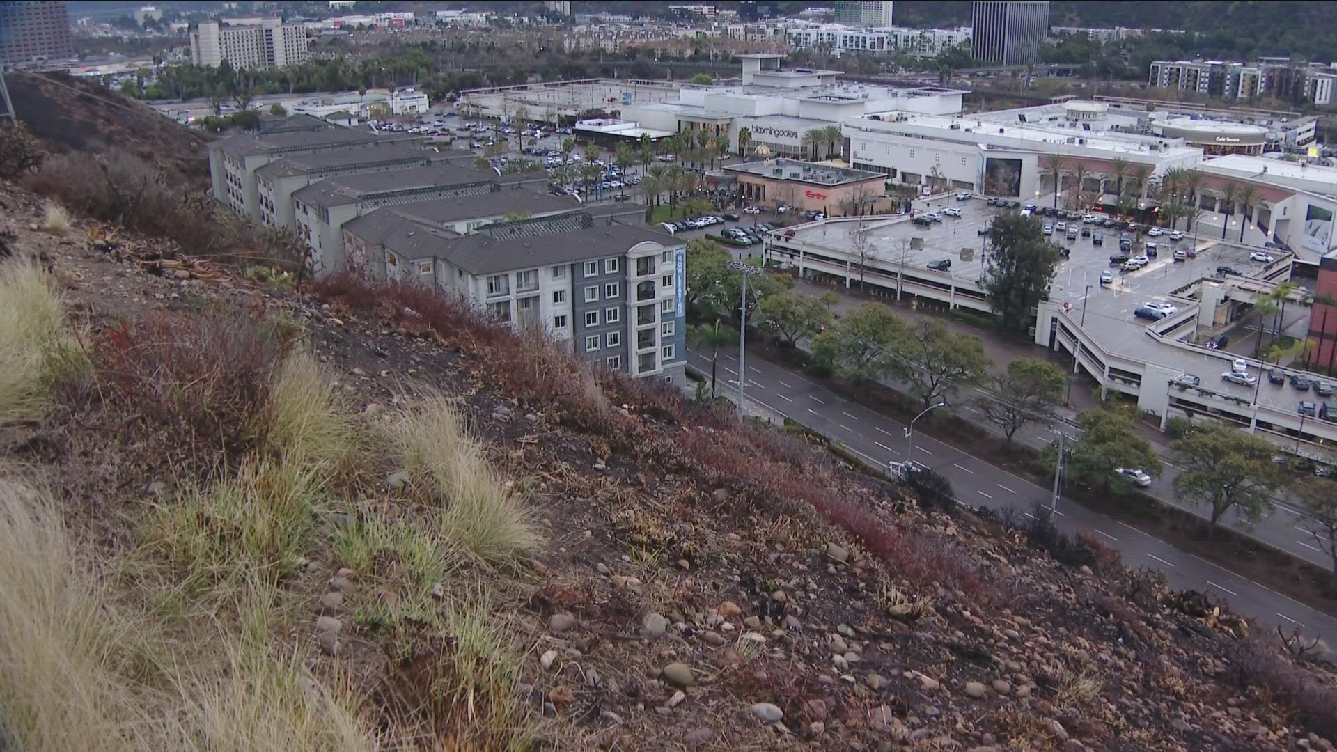 Weather raises the risk of mudslides in scorched areas | cbs8.com