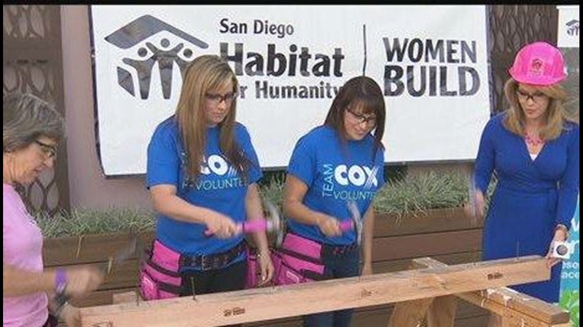 Empowered women build homes | cbs8.com
