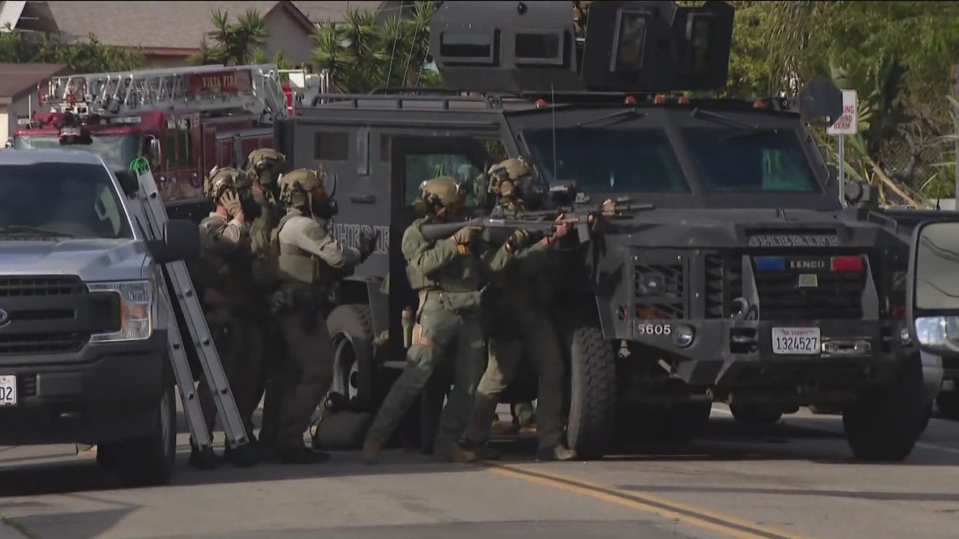 SWAT standoff in Vista ends | cbs8.com
