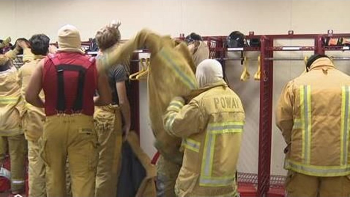 High School students withstand the heat in Fire Science Class | cbs8.com