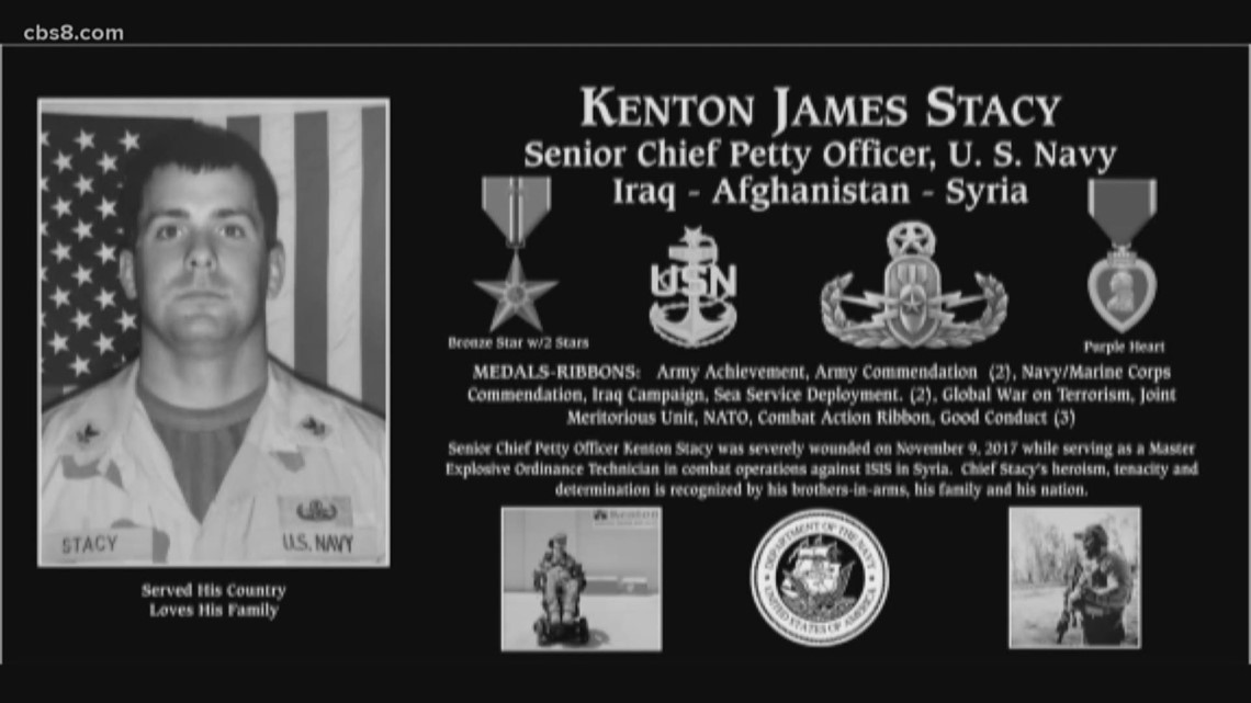 Plaque honors Kenton James Stacy at Mt. Soledad | cbs8.com