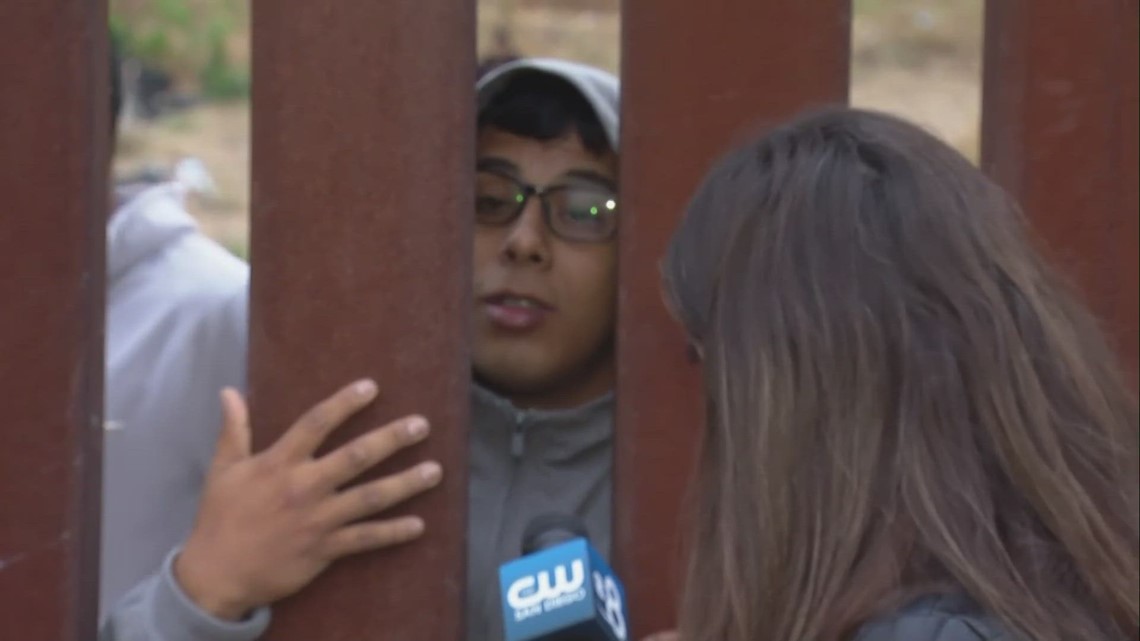 CBS 8's Neda Iranpour speaks to migrants at the border | cbs8.com