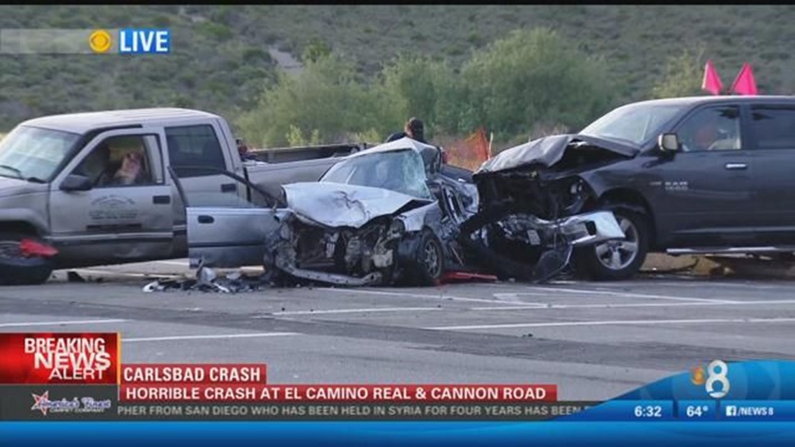 Several injured in multi-vehicle crash in Carlsbad | cbs8.com
