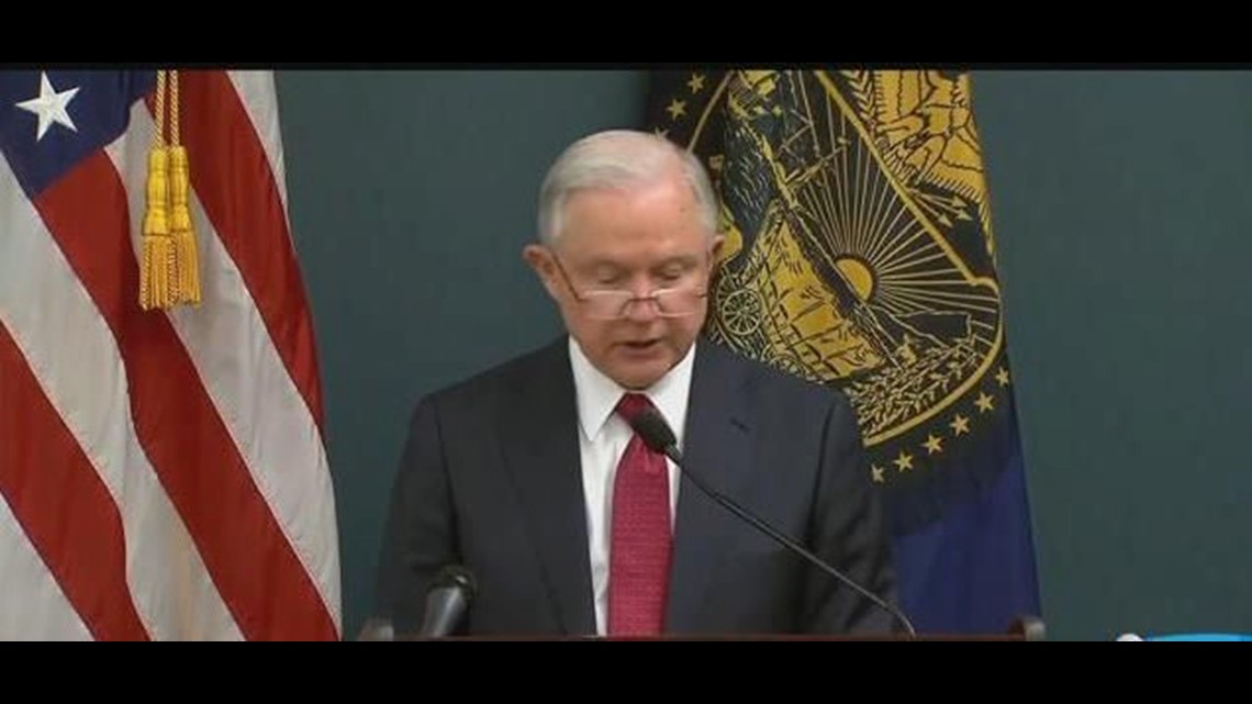AG Jeff Sessions travels to San Diego to announce historic drug ...