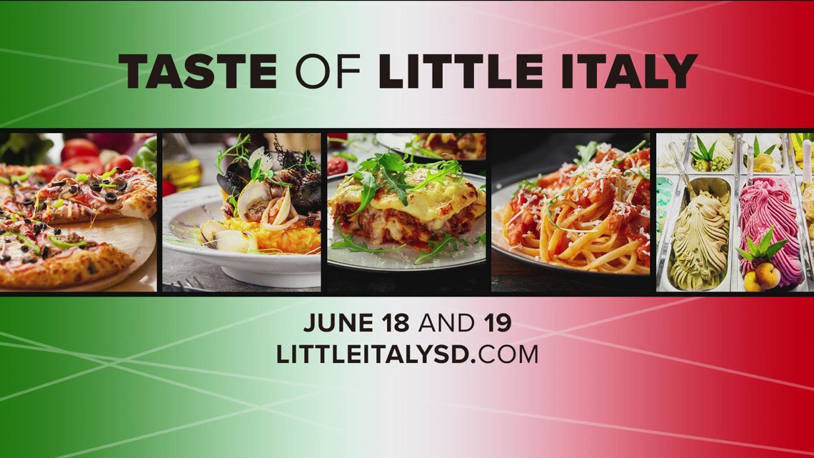 Taste of Little Italy 2024 | Food event returns to San Diego June 18-19 ...