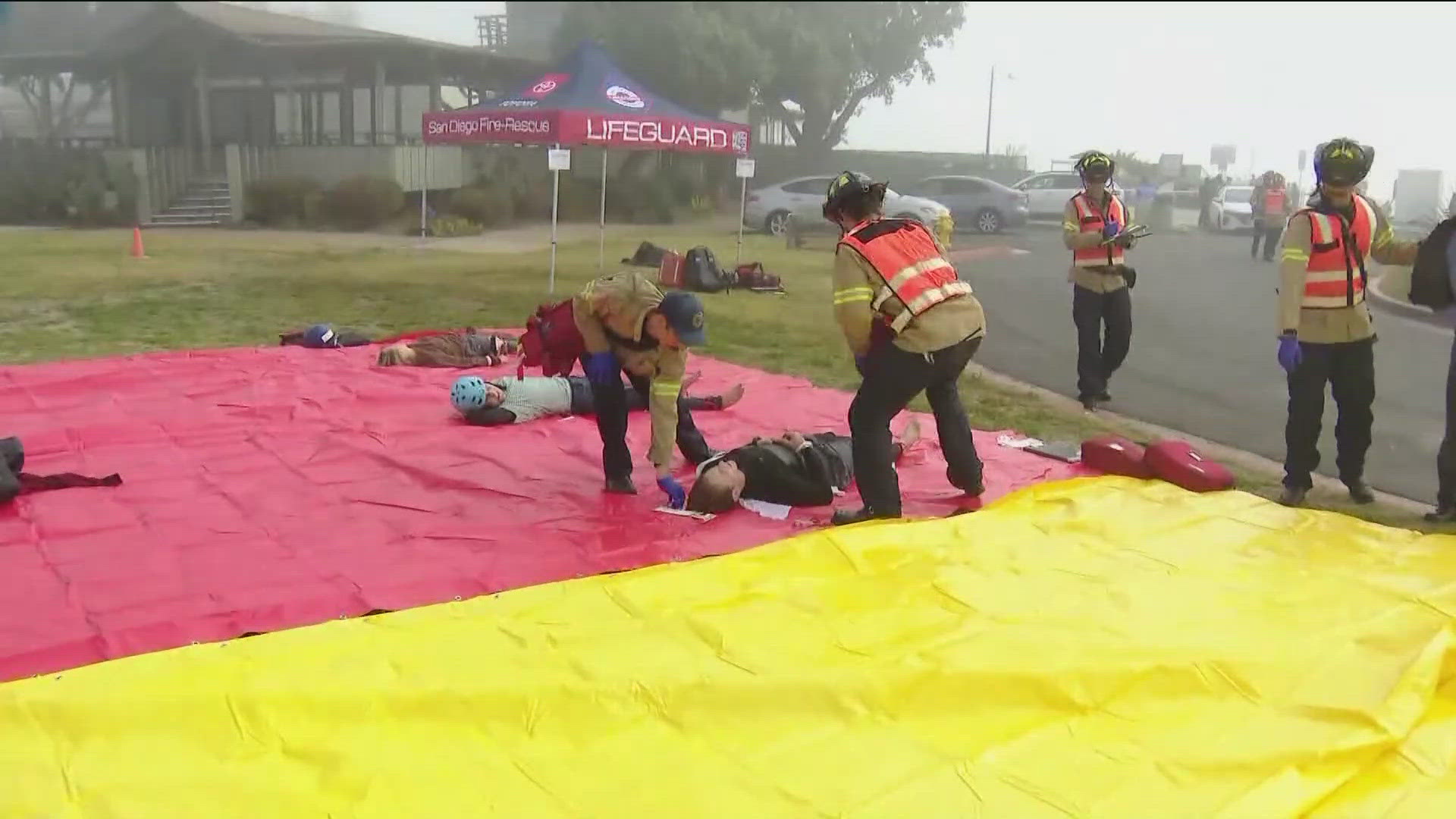 San Diego tests emergency response with simulated mid-air plane ...