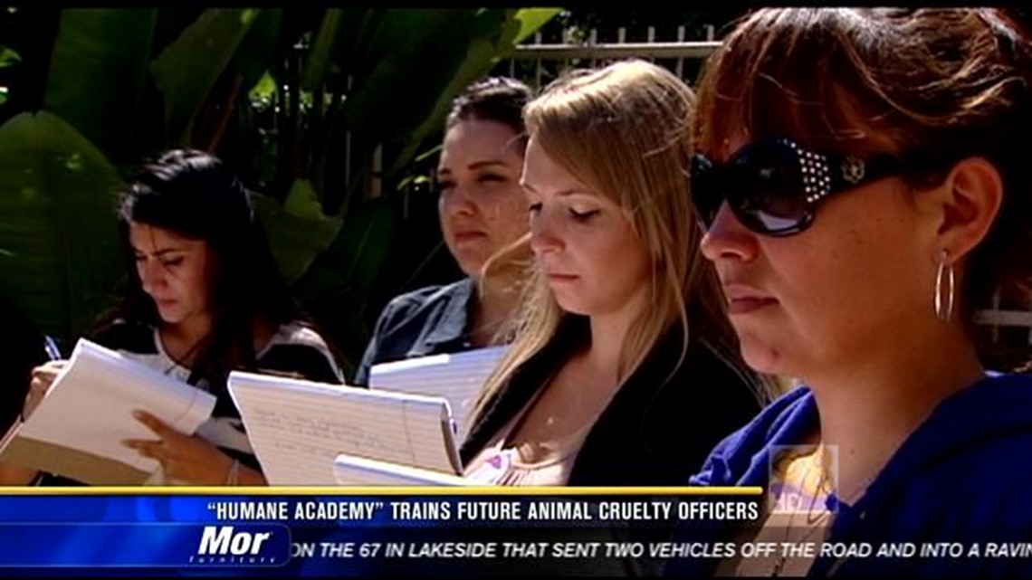 Humane Academy trains future animal cruelty officers | cbs8.com