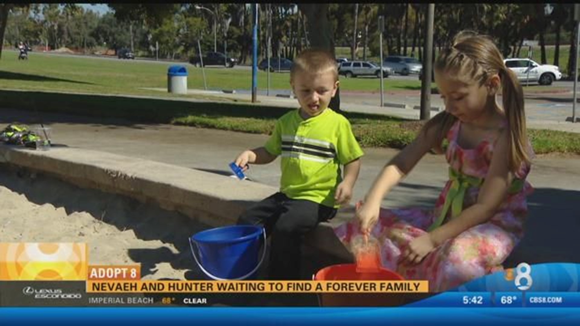 Nevaeh and Hunter waiting to find a forever family | cbs8.com