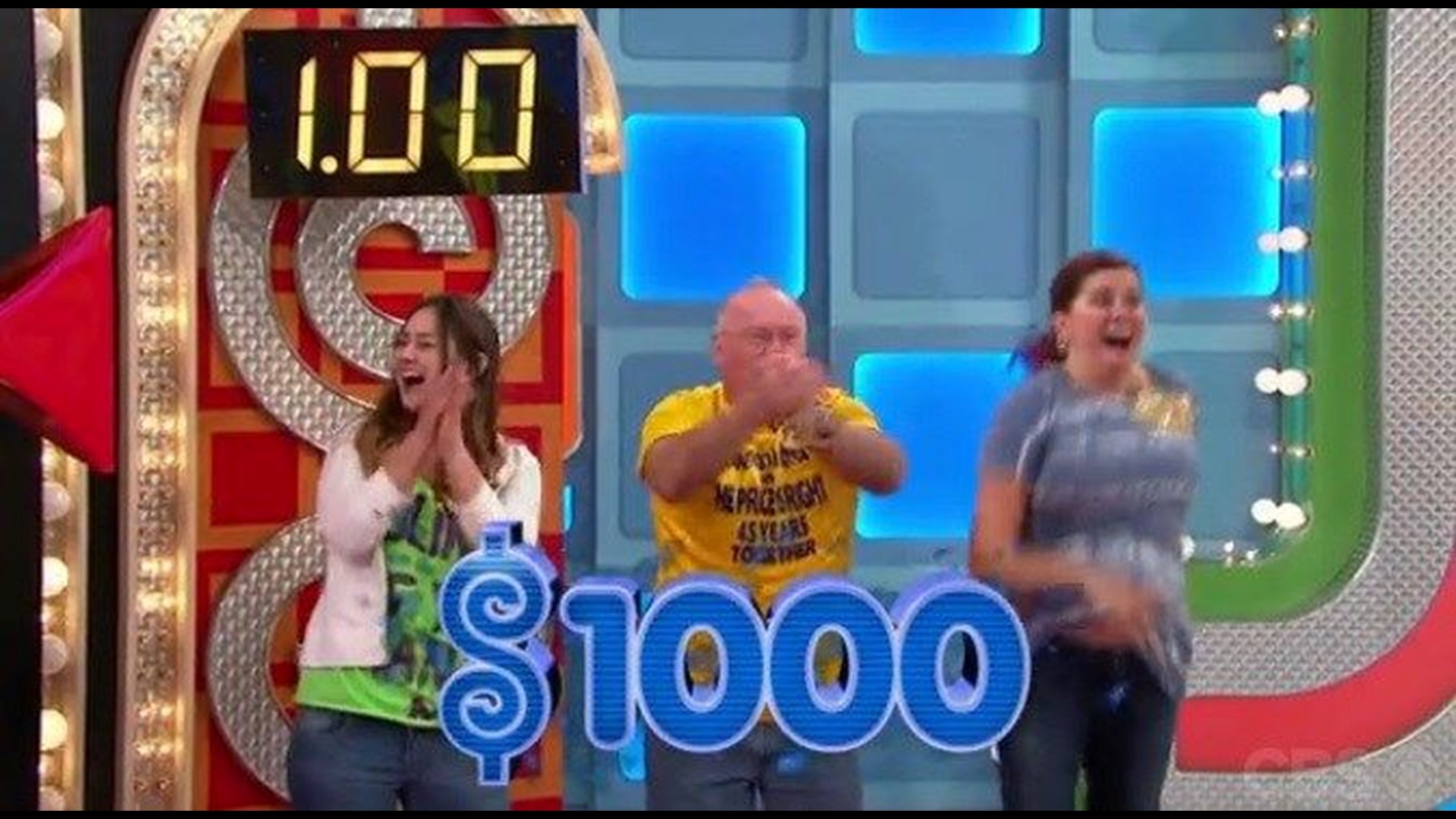 Three contestants spin $1 on The Price is Right's Big Wheel | cbs8.com
