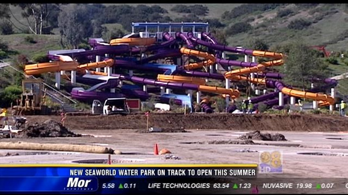 New SeaWorld water park on track to open this summer | cbs8.com