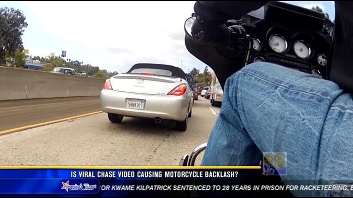 Is violent video of motorcycle attack leading to backlash? | cbs8.com