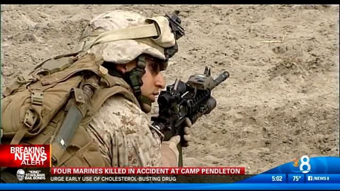 Four Marines killed in accident at Camp Pendleton | cbs8.com
