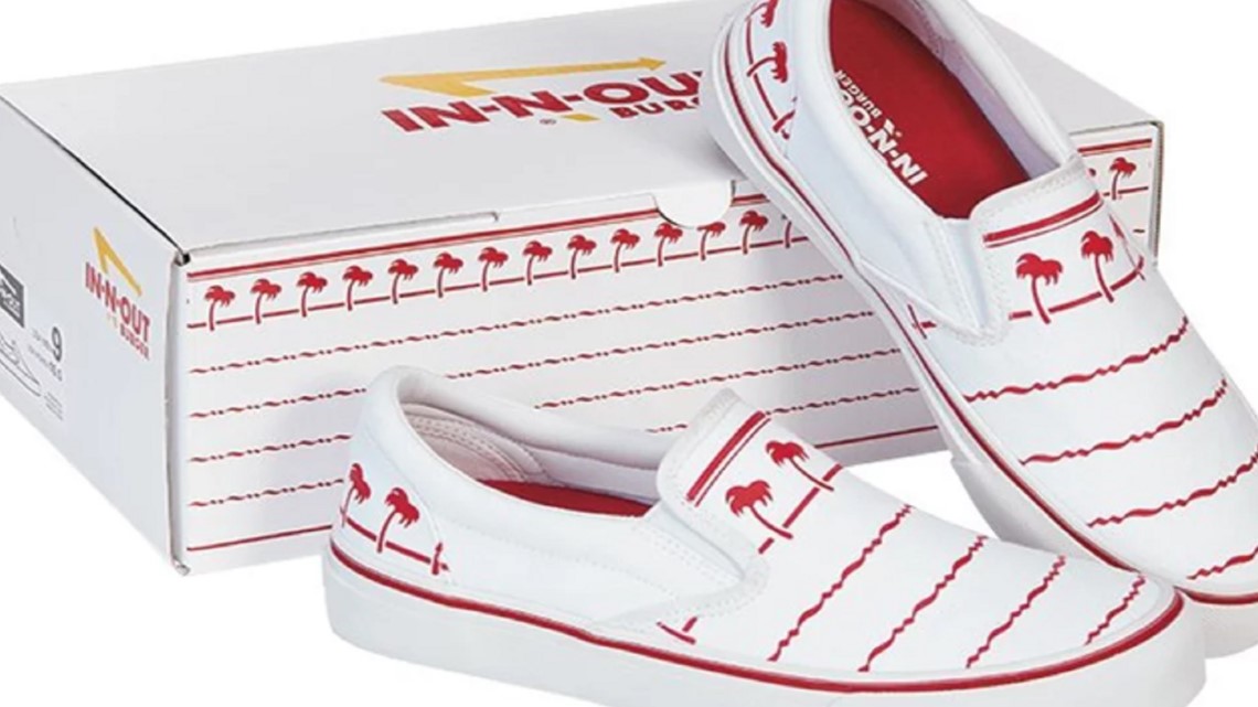 In-N-Out is selling slip-on shoes inspired by its cup design | cbs8.com