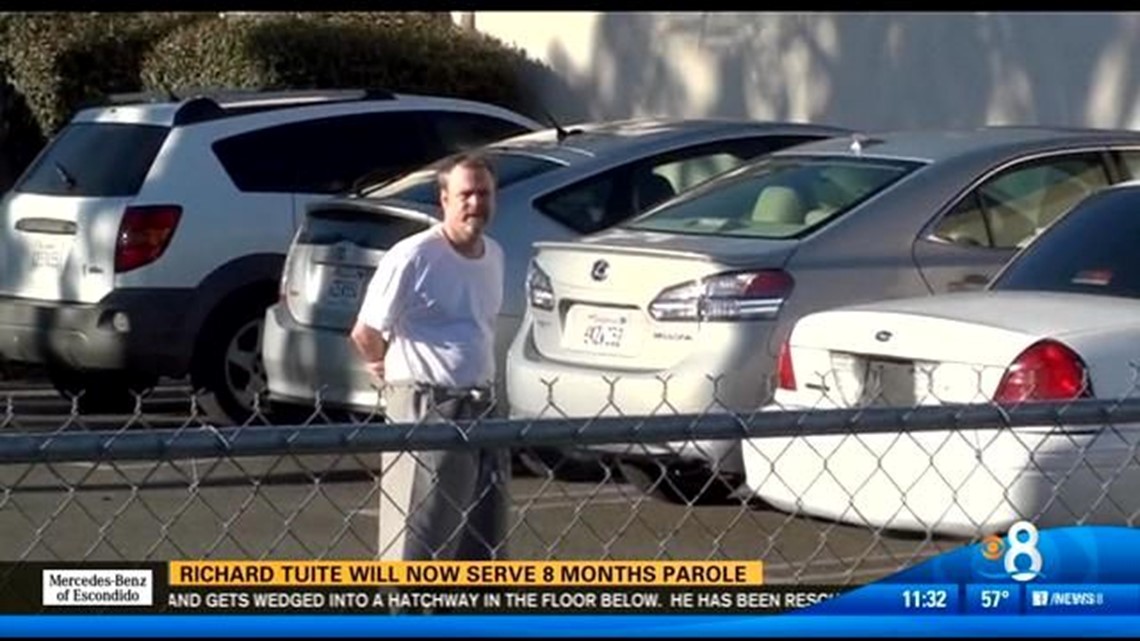 Tuite's parole recalculated, will serve 8-month term | cbs8.com