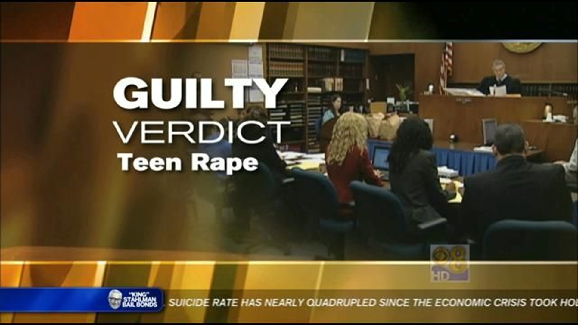 Verdict reached in teenage rape case | cbs8.com