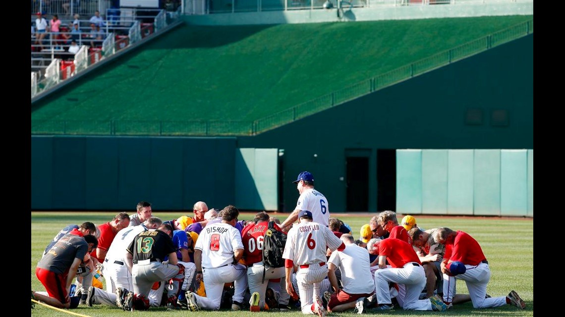 A ballgame of unity, spirit, friendly rivalry, won by Dems | cbs8.com