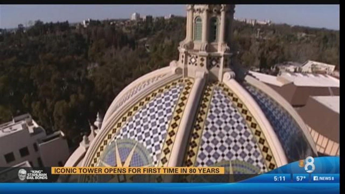 Iconic tower opens for first time in 80 years | cbs8.com