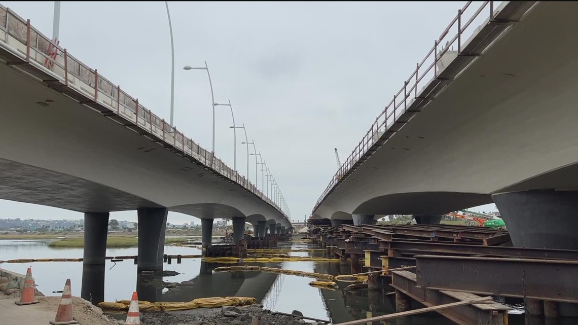 West Mission Bay Drive Bridge near completion | cbs8.com