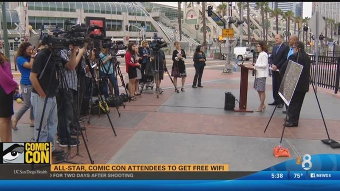 All-Star, Comic-Con attendees get free WiFi | cbs8.com