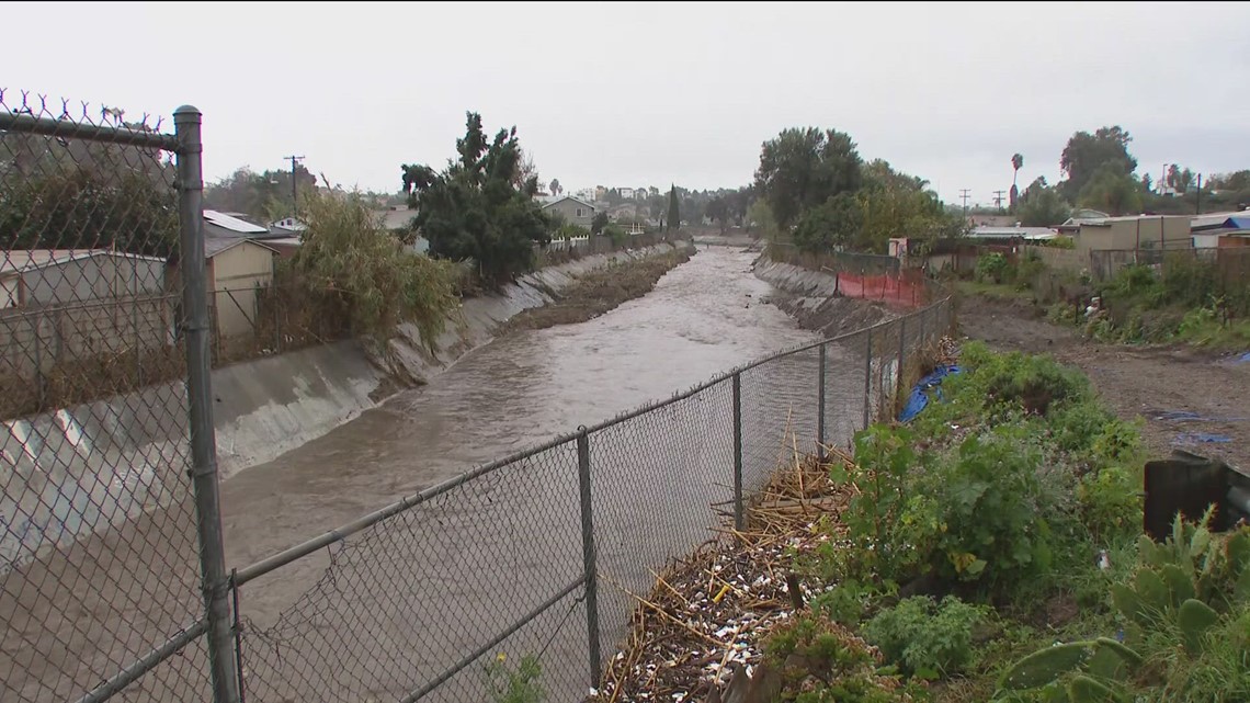Chollas Creek neighbors say storm channel flowing smoothly | cbs8.com
