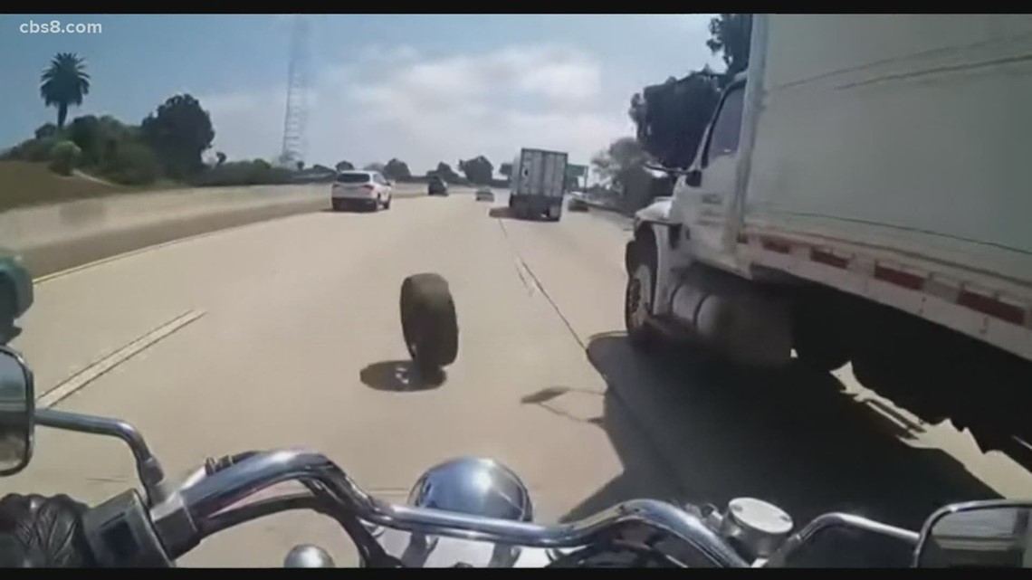 Motorcycle Crash On San Diego Freeway Caused By Malicious Prank
