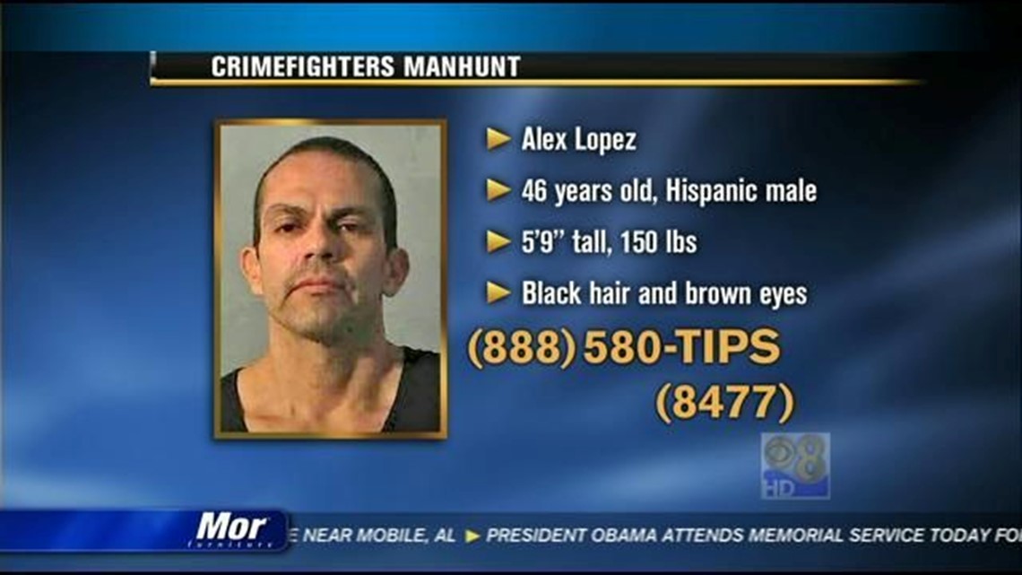 CrimeFighters Manhunt: Alex Lopez | cbs8.com