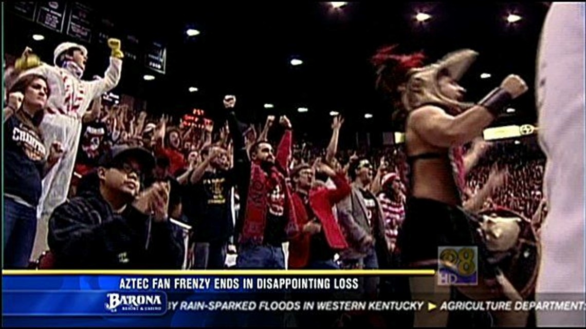 Aztec fan frenzy ends in disappointing loss | cbs8.com