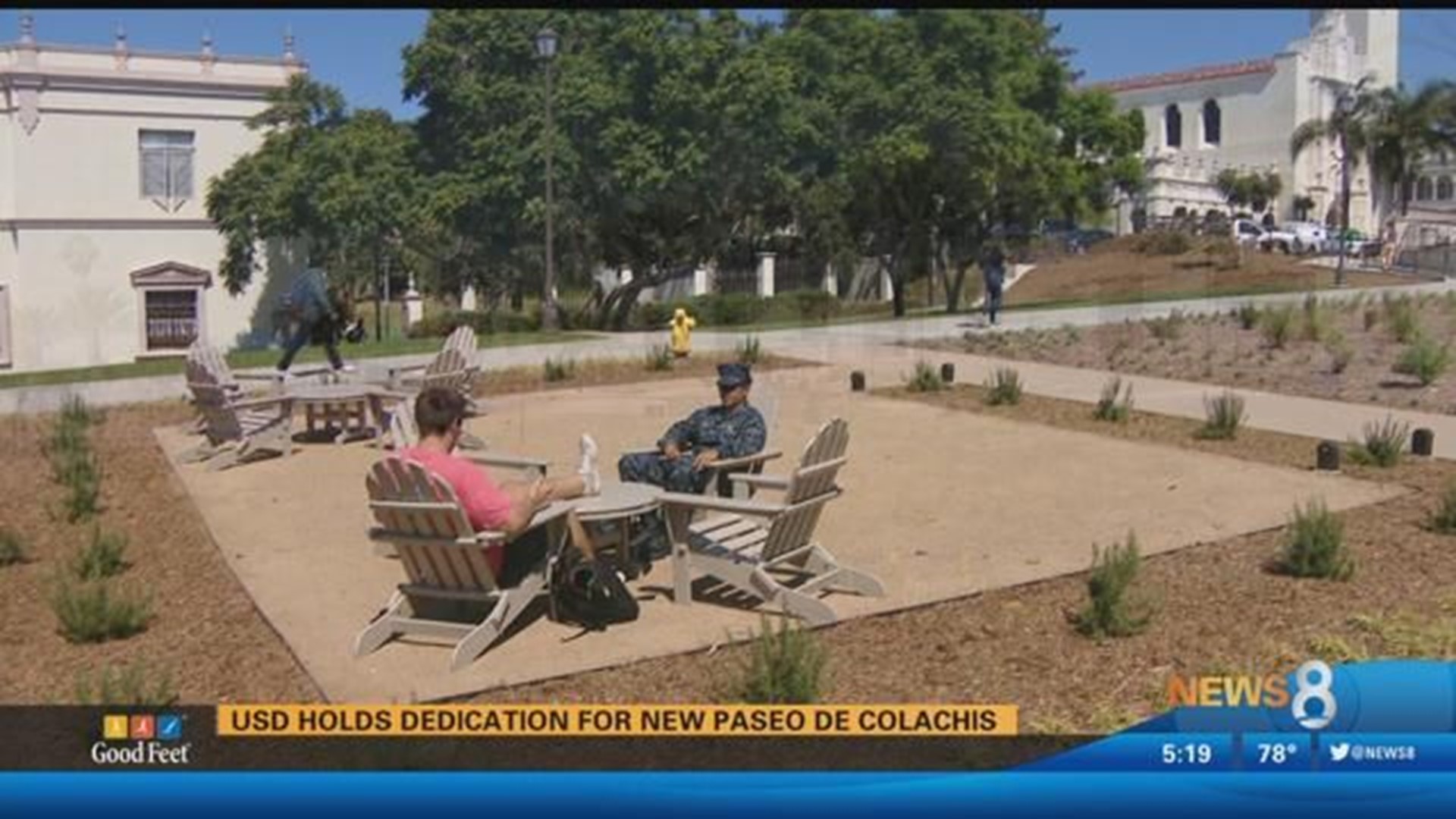 USD holds dedication for new Paseo de Colachis | cbs8.com