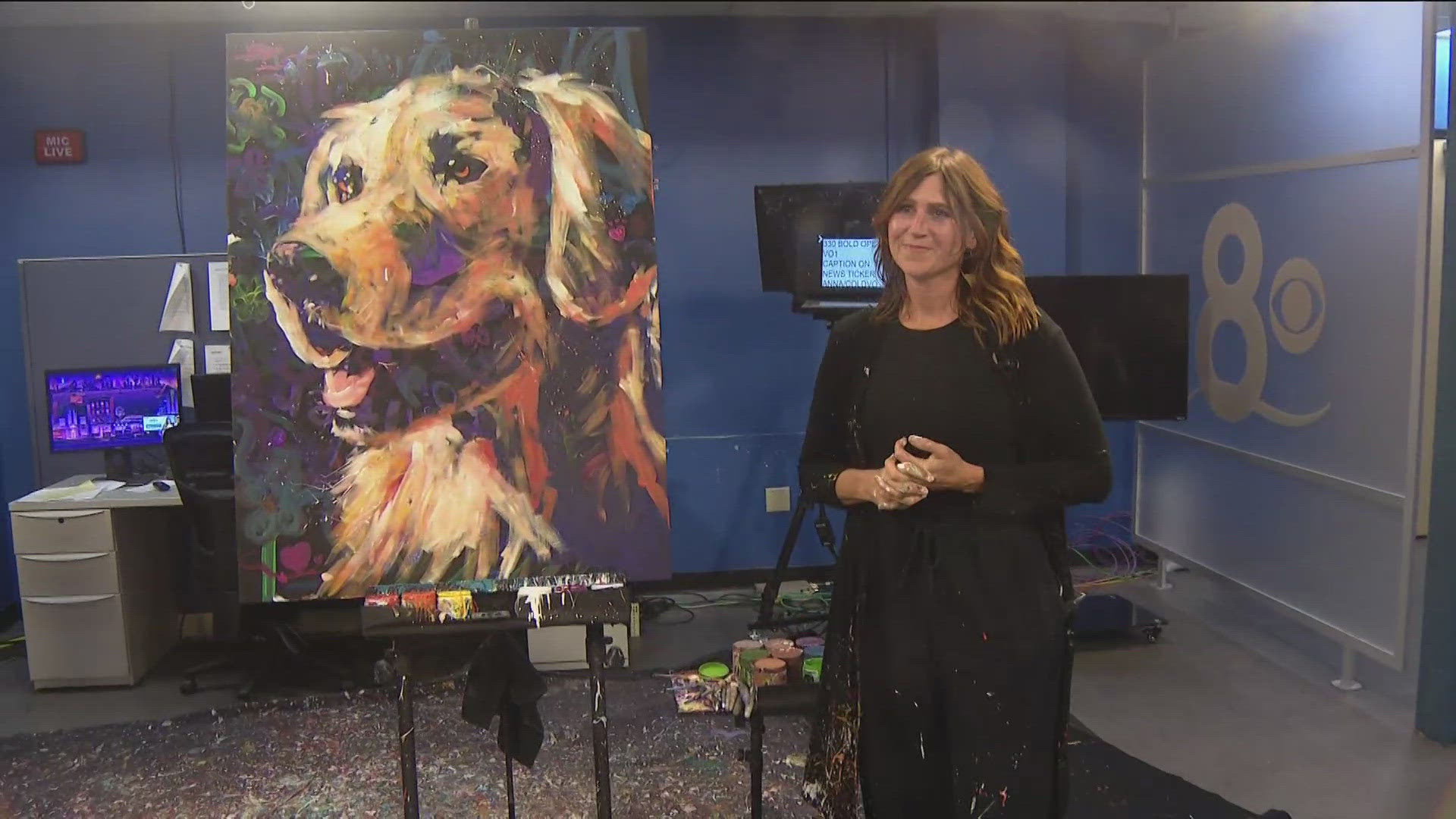 Rady Children's Preps Canine Therapy with Art Event | cbs8.com