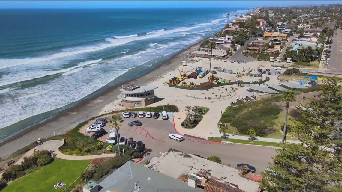 Encinitas sand replenishment project begins | cbs8.com