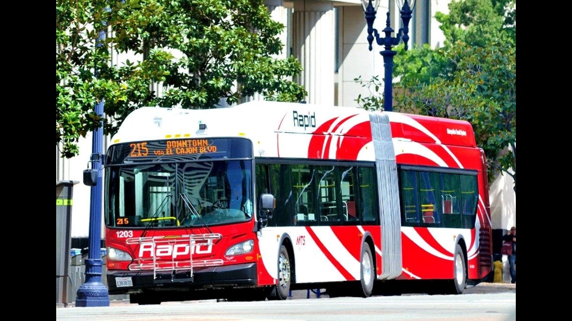 MTS to use enhanced Sunday schedule for Independence Day | cbs8.com