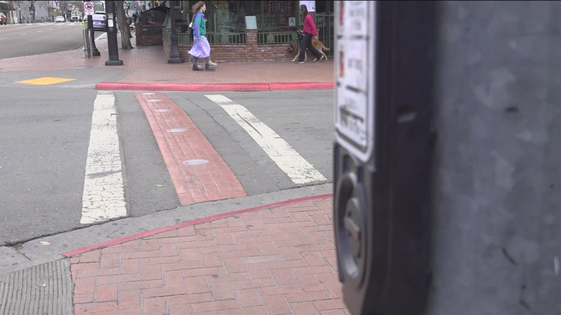 Gaslamp Quarter bollards temporarily removed due to budget deficit ...