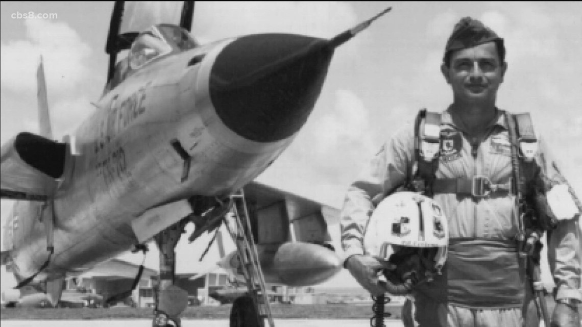 Locals celebrate 102-year-old fighter pilot's legendary life | cbs8.com