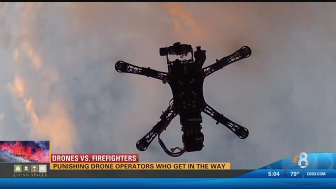 Penalties for drones interfering with firefighting efforts | cbs8.com